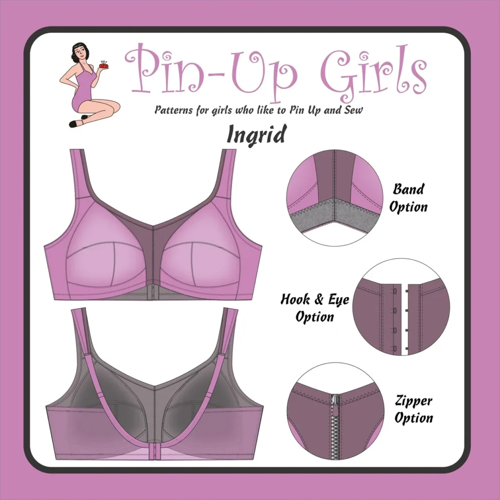 Ingrid Wireless Bra Pattern - beverly-johnson.ca